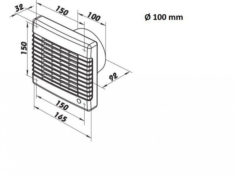Ventilátor LV 100 12V s automatickou žaluzií | INKOMO VZDUCHOTECHNIKA s ...